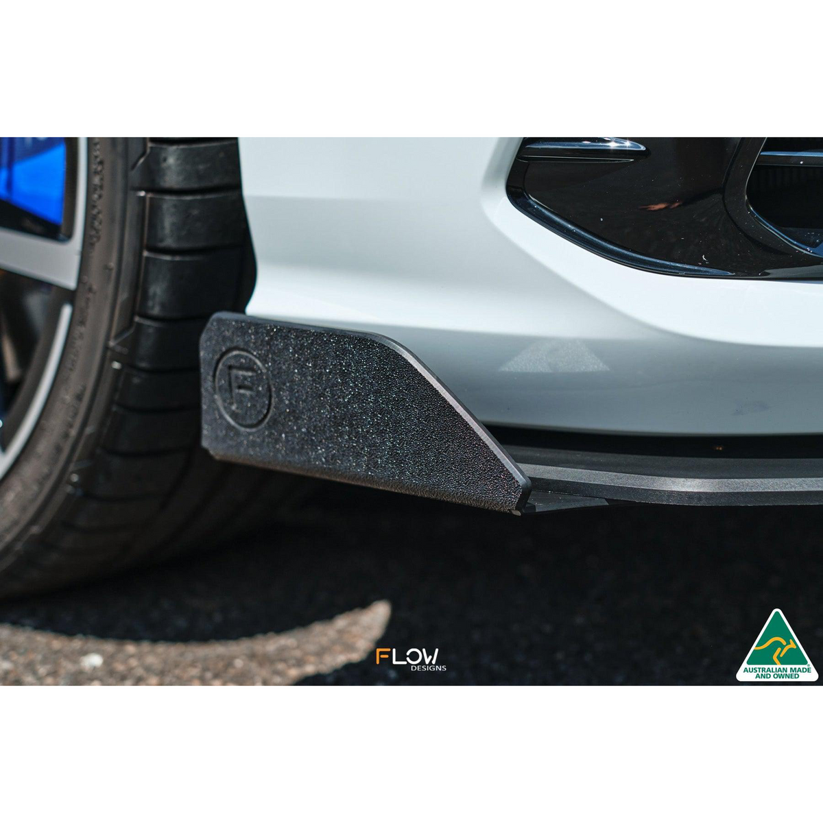 Flow Designs Front Lip Splitter Winglets VW MK8 Golf R | MK8RFW — FAS ...