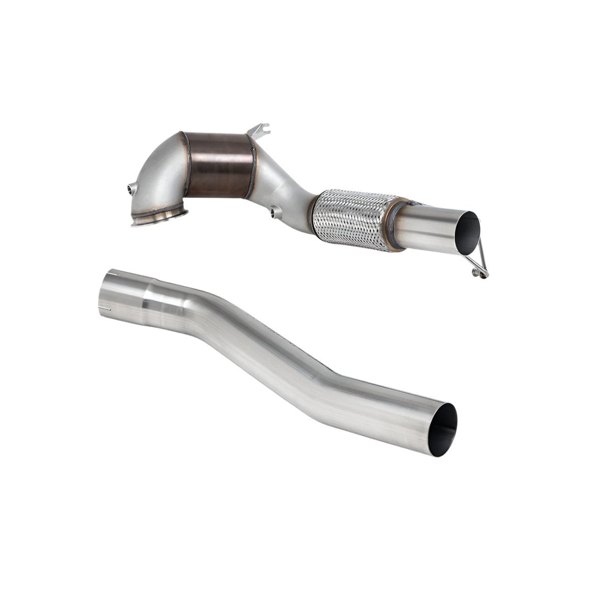 Milltek Large Bore Downpipe and Hi-Flow HJS Cat VW MK8/MK8.5 GTI (2022 ...