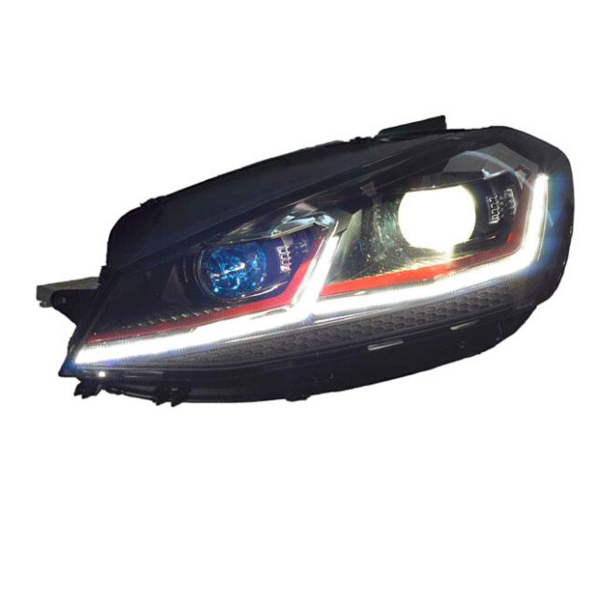 BEC Eds Reps MK7.5 GTI Style LED Headlights VW MK7 Golf/GTI — FAS Tuning