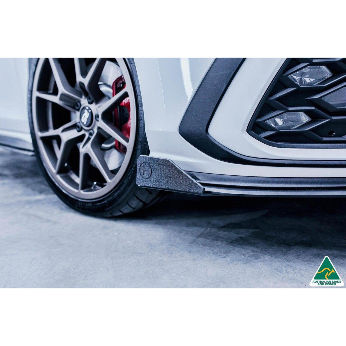 Flow Designs Front Lip Splitter Winglets VW MK8 GTI | FAS Tuning — FAS ...