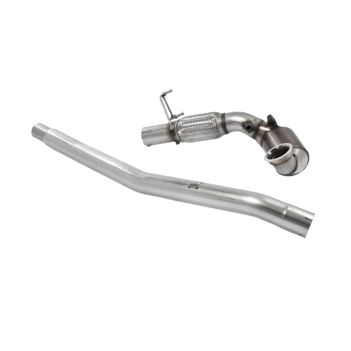 Milltek Cast Large Bore Downpipe and Hi-Flow Sports Cat for OE Exhaust ...